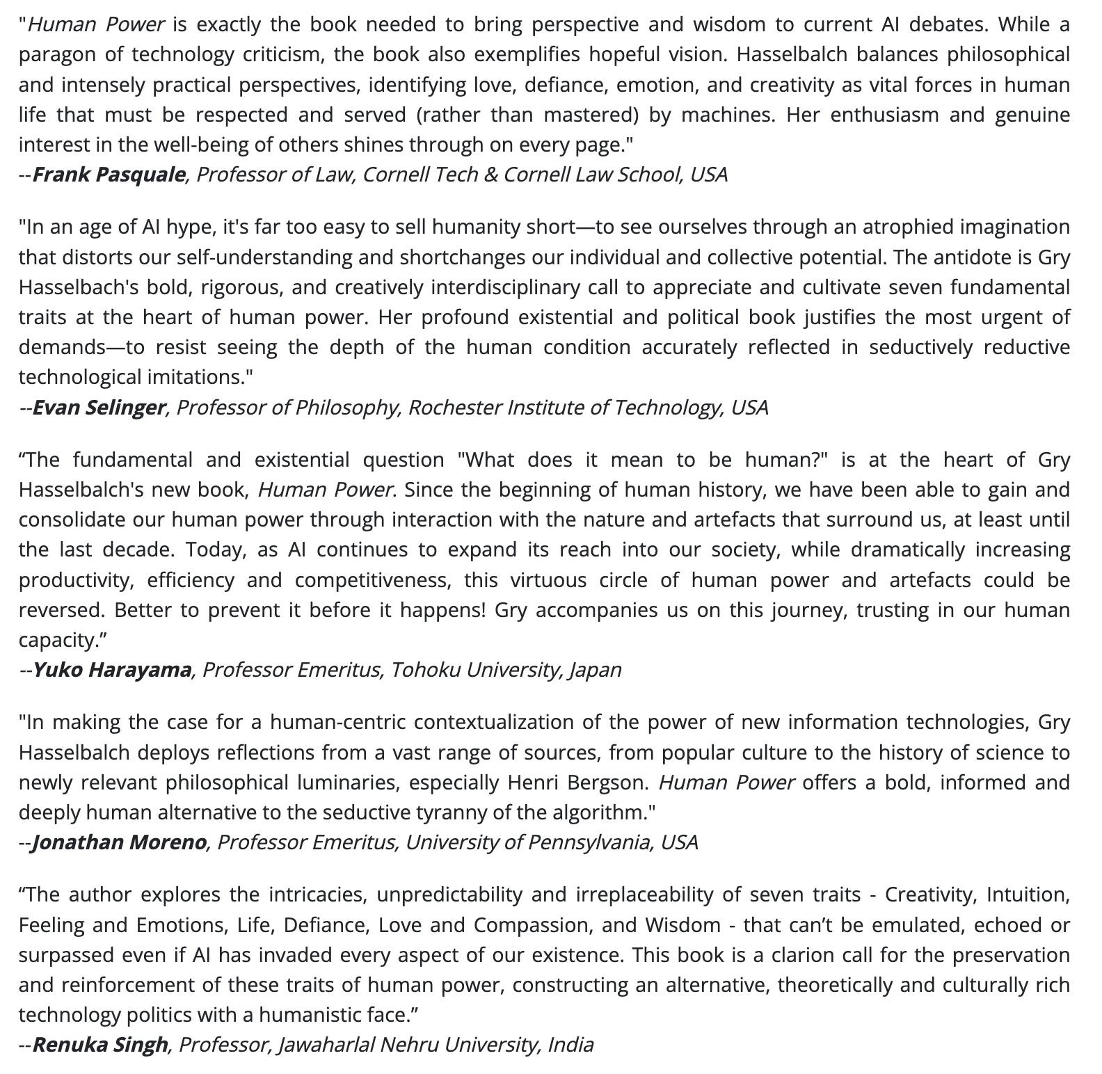 Human Power – Seven Traits for the Politics of the AI Machine Age ...