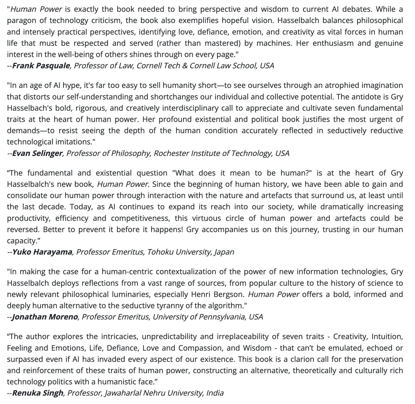 Human Power – Seven Traits for the Politics of the AI Machine Age ...